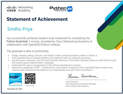 Sindhu Priya Samala On Linkedin Python Cisco
