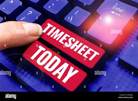 Conceptual Display Timesheet Word Written On Graphical Representation Of Period Time On Which