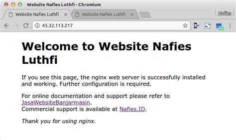 Mapping Subdomain Ke Vps Nafies Luthfi