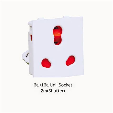 6 16a Universal Socket At ₹ 34 Piece Vasai Virar Palghar Vasai Id 2854988652262