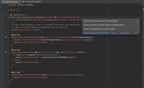 Cannot Resolve Symbol Flutterplugin · Issue 64049 · Flutterflutter