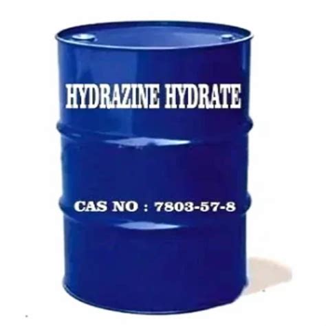 Industrial Grade Hydrazine Hydrate 80 Liquid 200 L Drum At ₹ 295 Kg In Kolkata