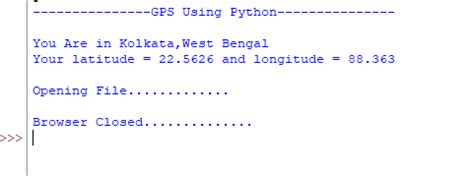 Gps Tracker Using Python GeeksforGeeks