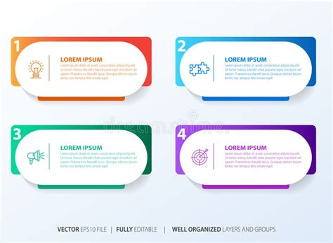 Infographic Elements Data Visualization Vector Stock Vector