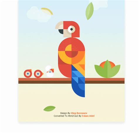 Css Parrot Behance