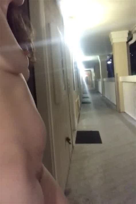 Immensely Risky Audience Getting Off On A Hotel Balcony