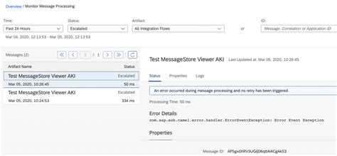 Sap Cloud Integration Persist Step Only Writes Successful Messages Integrationexcellence