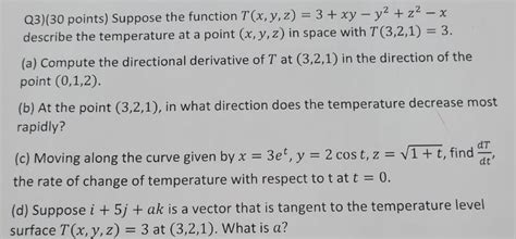 Solved Q330 Points Suppose The Function