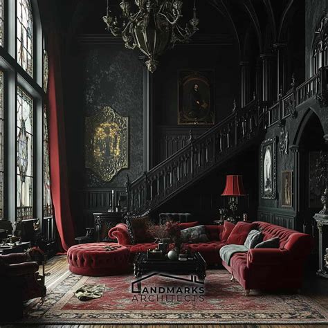 Victorian Gothic Living Room