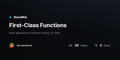 first class functions stackblitz
