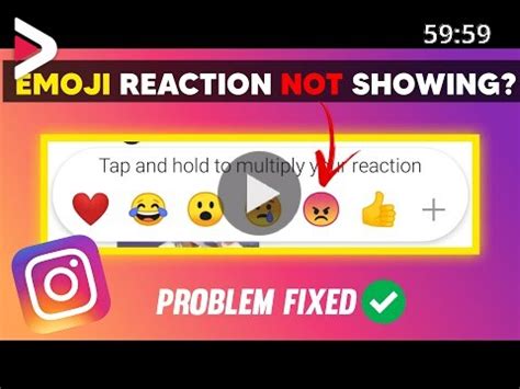 Instagram Emojis Reaction Not Showing Problem Solved Instagram DM Emoji Reaction Not Working