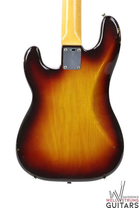1959 Fender Precision Bass Sunburst Guitars Bass Well Strung Guitars