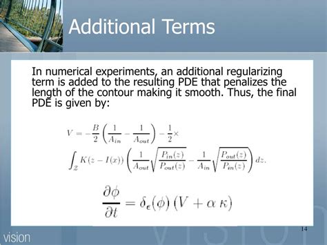 ppt pde methods for image segmentation and shape analysis powerpoint