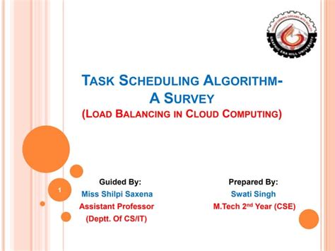 Task Scheduling Survey In Cloud Computing Pptx Cloud Computing Internet