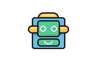 Robot Vector SVG Graphic By TiveCreate Creative Fabrica