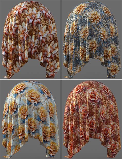 Floral Elegance Fabric Iray Shaders Mr Daz 3d