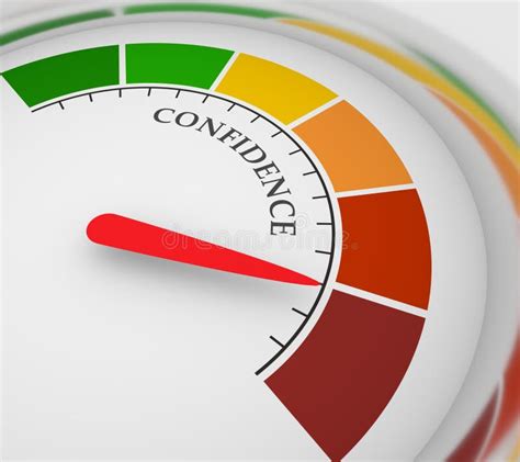 Confidence Meter Stock Illustrations 193 Confidence Meter Stock