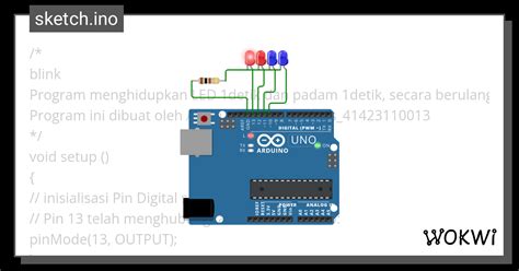Latihan 1 Pert9 Wokwi Esp32 Stm32 Arduino Simulator