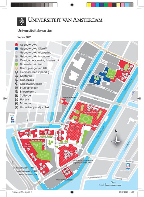 University Quarter Map Campus Development University Of Amsterdam