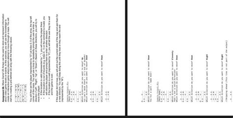 Solved Assignment 50 Maze Game 20 Arrays Can Be Used To