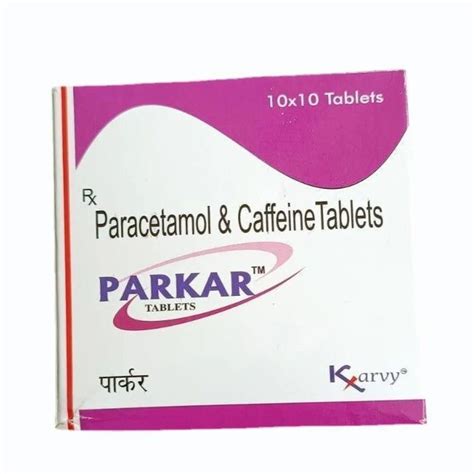 Paracetamol Caffeine Tablets Dosagestrength 250 Mg At Best Price In