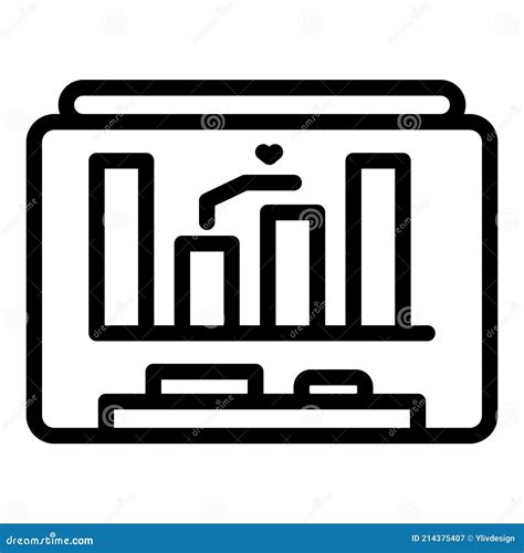 Ergonomic Icon Outline Style Stock Vector Illustration Of Programmer Chair 214375407
