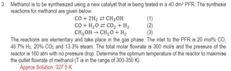 Chemical Engineering Problem Chemical