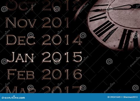Years Going By Stock Image Image Of Clock Reminder 39241649