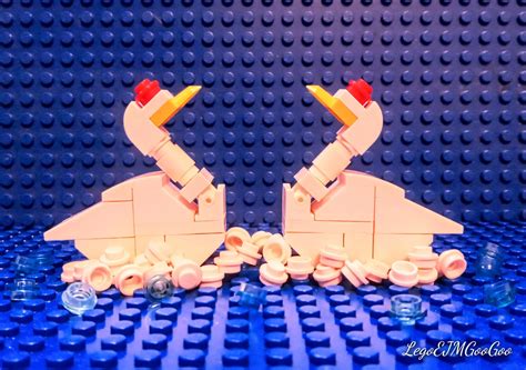 Lego Lovely Swans By Legoejmbuilder On Deviantart