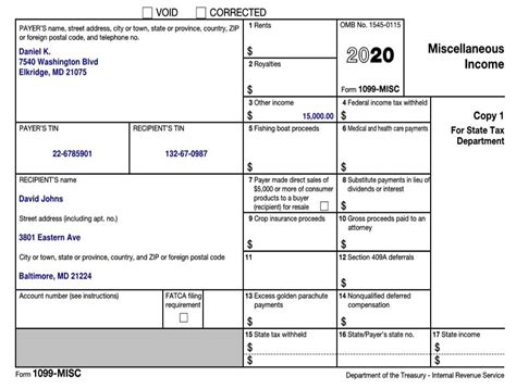 Printable 1099 Form Blank Free Download And Print For You