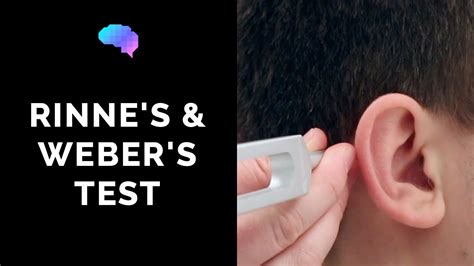 Ear Examination With Weber And Rinne Test Youtube Tinnitus The Sound