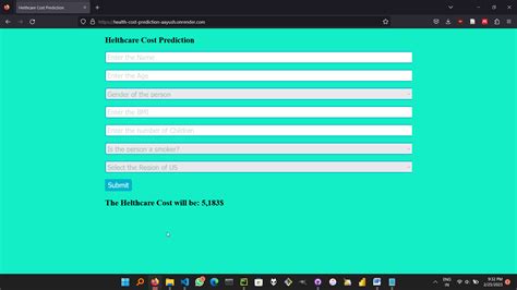 Github Aayush Dhattarwalhealthcare Cost Predictor Predicts The Healthcare Cost For An