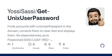 Get Unixuserpasswordget Unixuserpasswordps1 At Main · Yossisassiget Unixuserpassword · Github