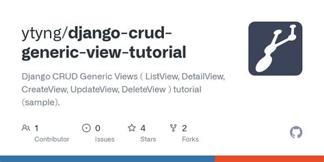 Github Ytyngdjango Crud Generic View Tutorial Django Crud Generic