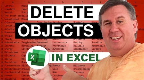 Excel Select Or Delete Multiple Images Or Objects In A Spreadsheet Episode 363 Youtube