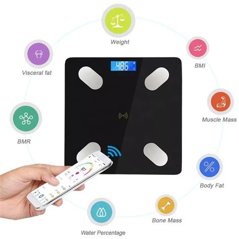 Digital Smart Bluetooth Body Weight BMI Scale BoredBox