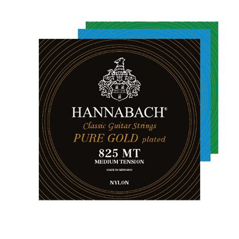 Hannabach 825 Pure Gold Plated Guitar Strings Southwest Strings