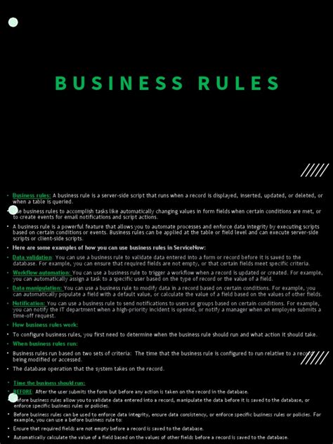 4 business rules pdf databases dynamic web page