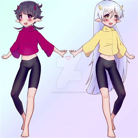 Oni Twins By Ghostiieart On Deviantart