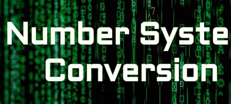 Number System Conversion Computer For See And Neb