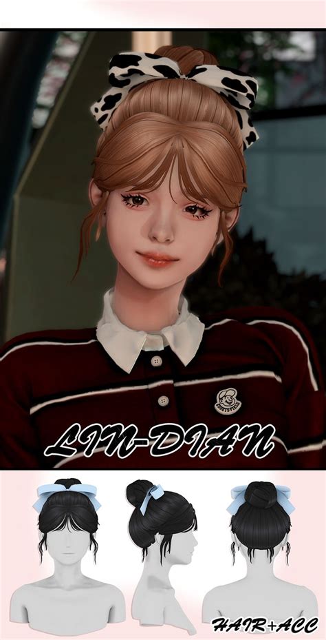 Bun Hair Create A Sim The Sims 4 Curseforge Sims Hair Sims 4
