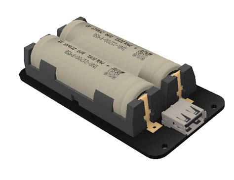 Free Stl File 18650 Battery Shield V8 Mobile Power Bank 3v5v 🔋