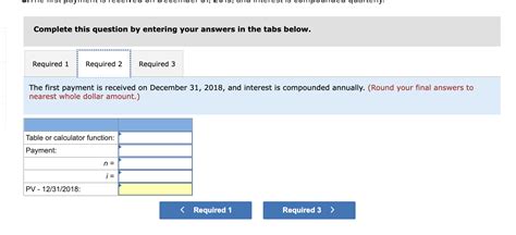 Solved Using The Appropriate Present Value Table And Chegg Com