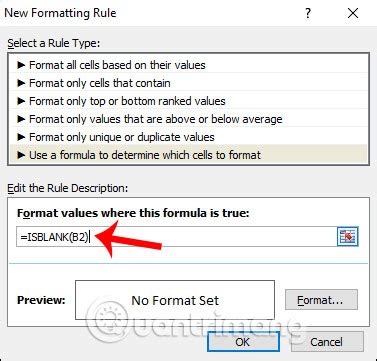 How To Calculate And Color Blank Cells In Excel
