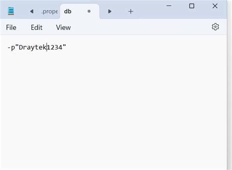 How To Recover Mariadb Password In Windows Draytek Faq