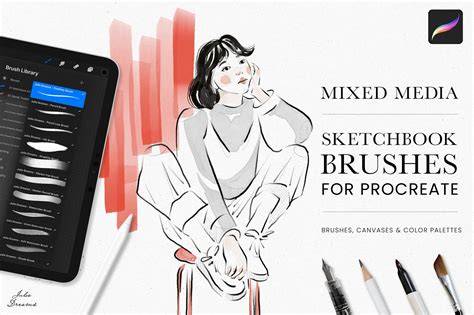 50 Best Procreate Brushes For Digital Illustration Free And Paid Graphic Design Junction