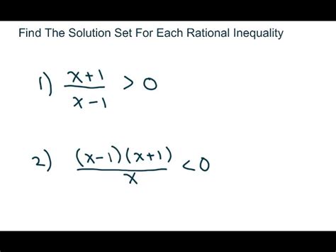 Inequality Solution