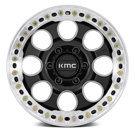 Kmc Km237 Riot Beadlock Satin Black Machined Ring Powerhouse Wheels