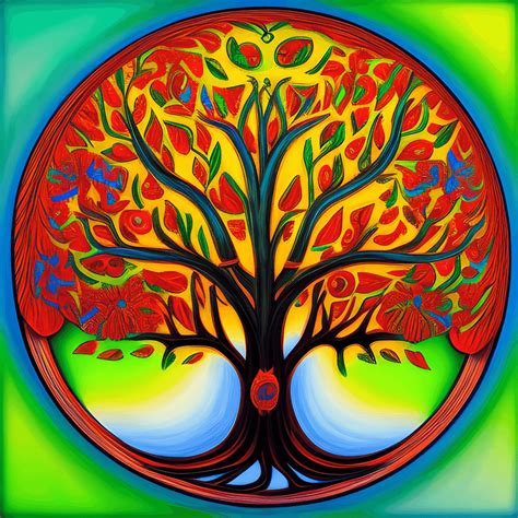 Tree Of Life Graphic Creative Fabrica