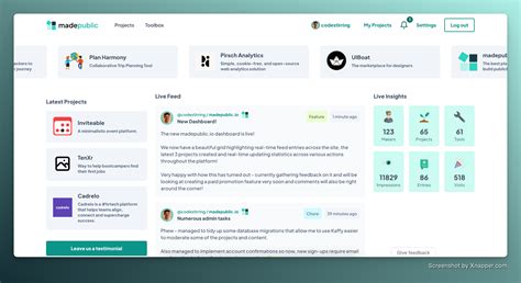 i built a dashboard for my build in public community platform that